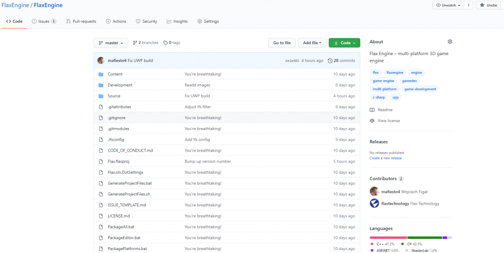 Flax 1.0 released - Flax Engine