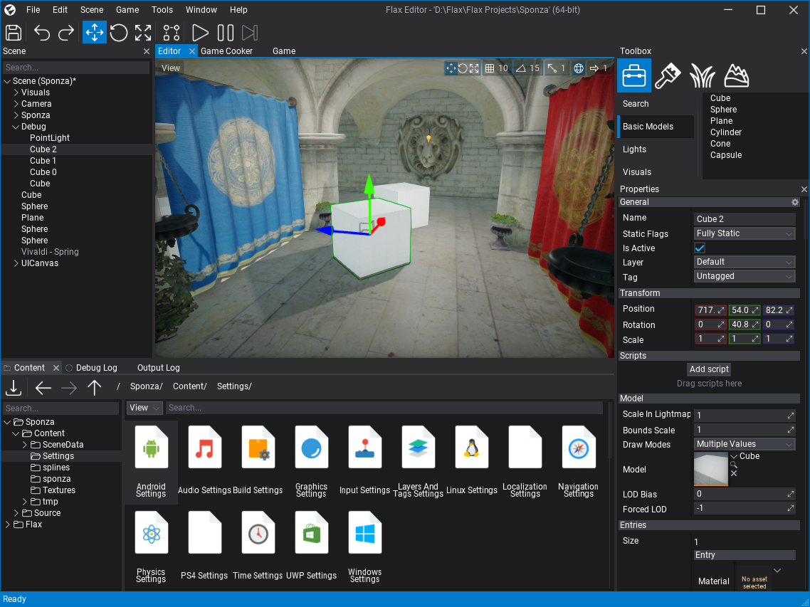 Flax Editor New UI - Flax Engine