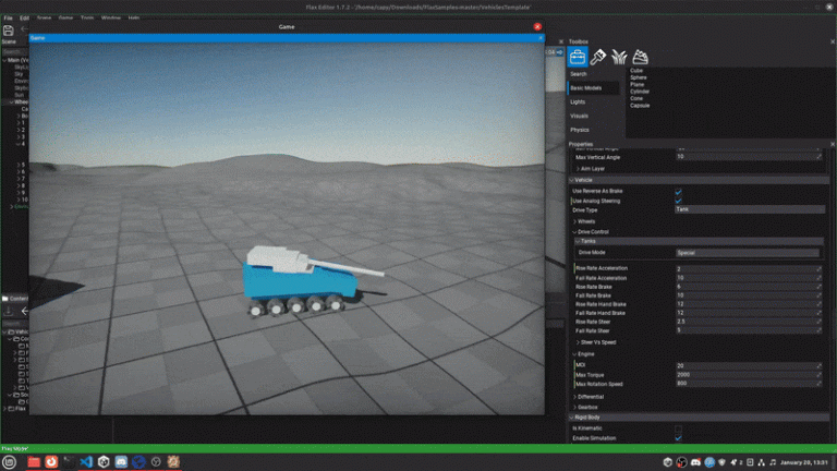 Tank Vehicle - Flax Engine